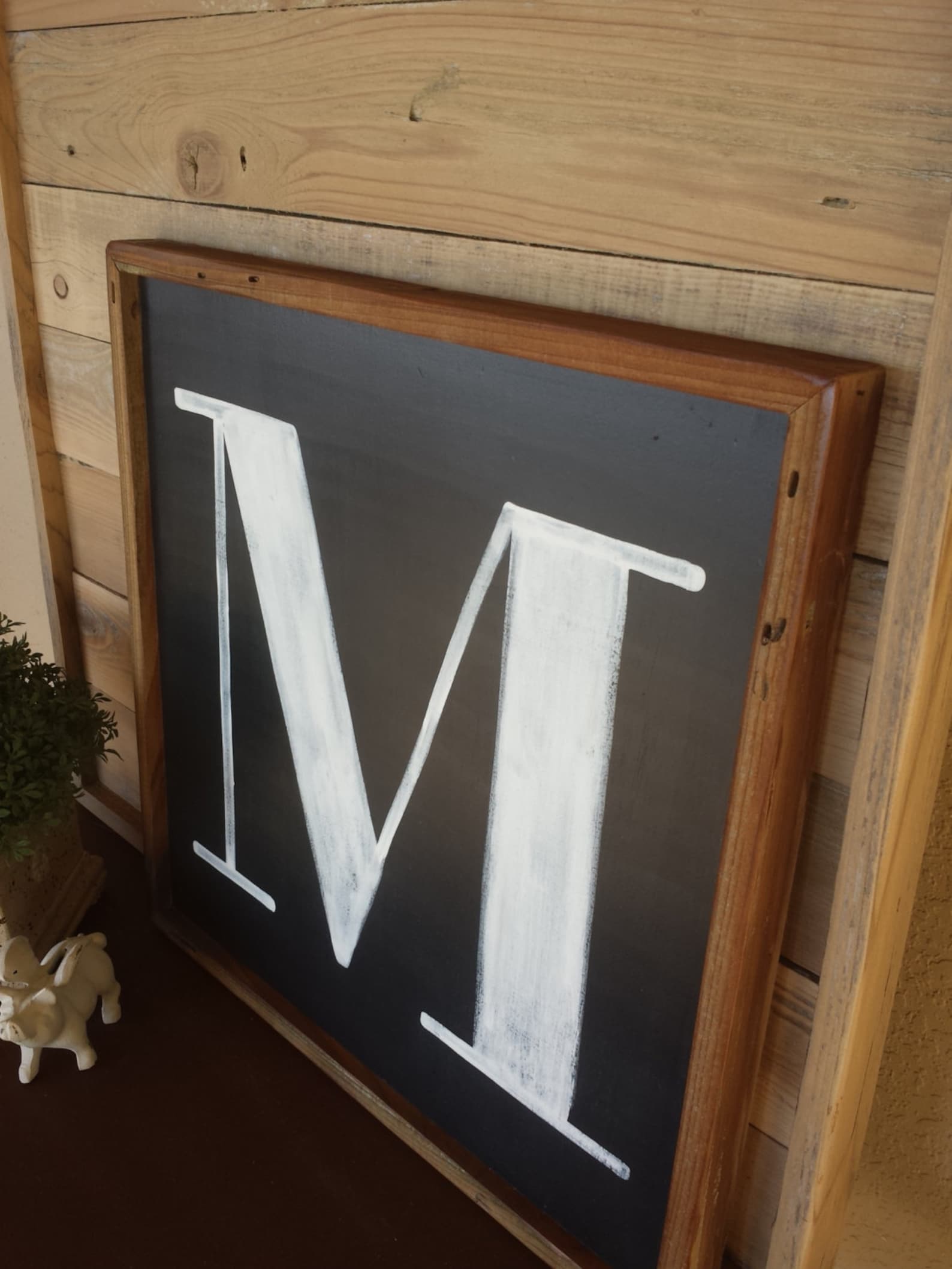 Rustic Alphabet Sign Capital Letter Reclaimed Wood Family - Etsy