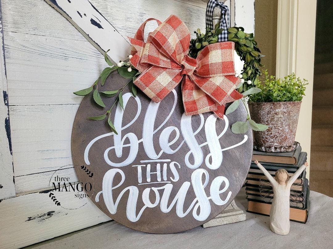 Front Door Decor Personalized Door Sign Custom Door Decor - Etsy