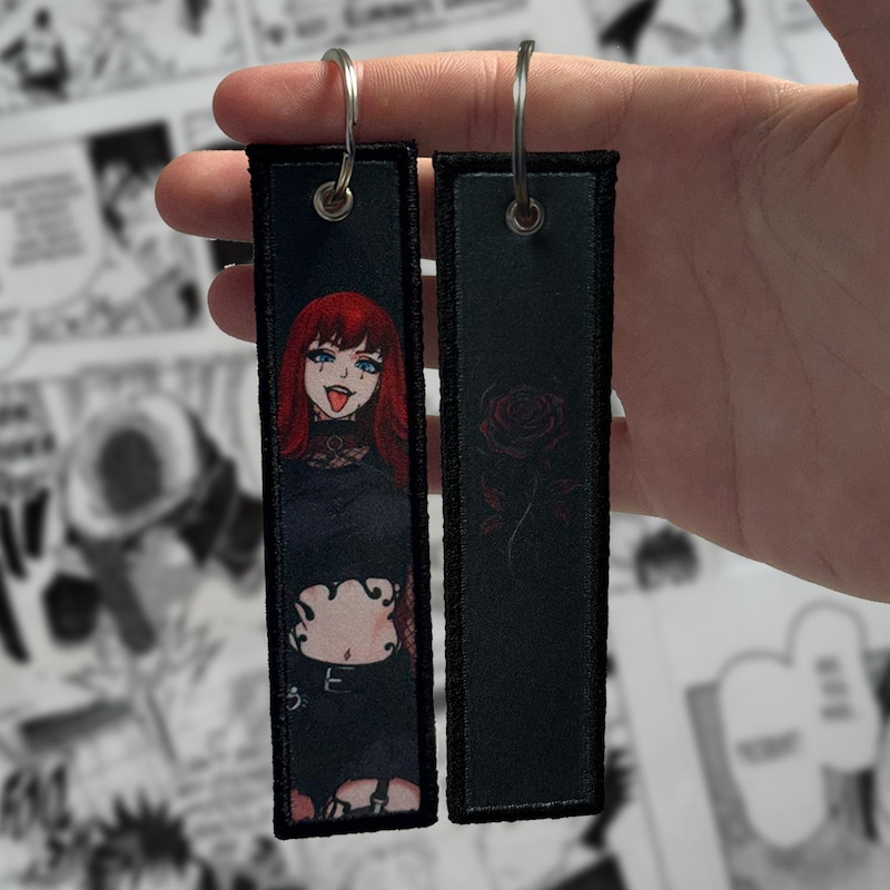 Aesthetic Anime Keychain - Etsy