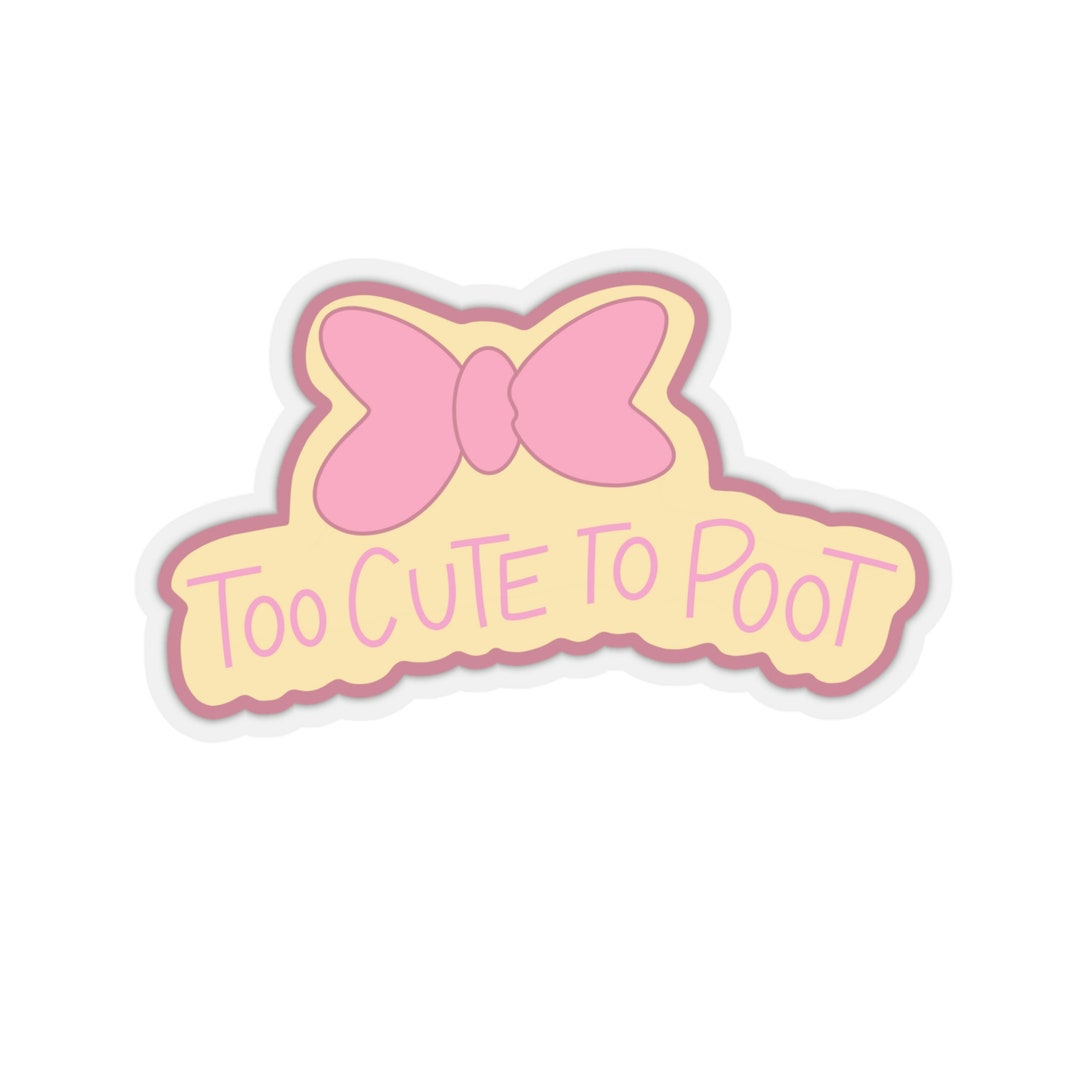 Bee & Puppycat 2 Cute 2 Poot Kiss-cut Stickers - Etsy