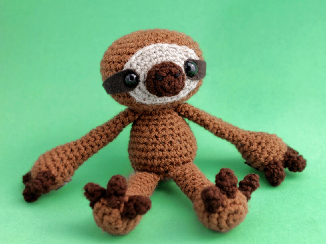 Sloth and Baby Sloth Crochet Amigurmi PDF PATTERN - Etsy