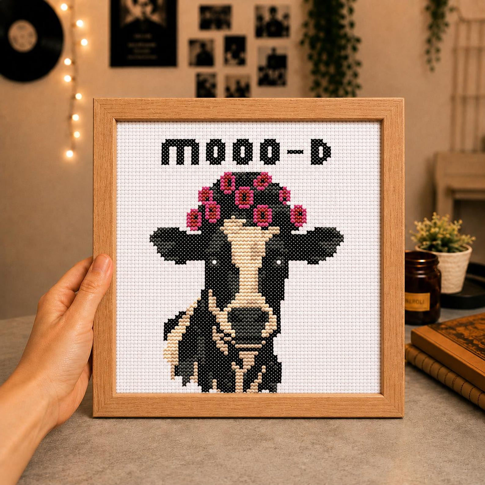 Funny Cow Cross Stitch Pattern, Funny Meme PDF - Etsy