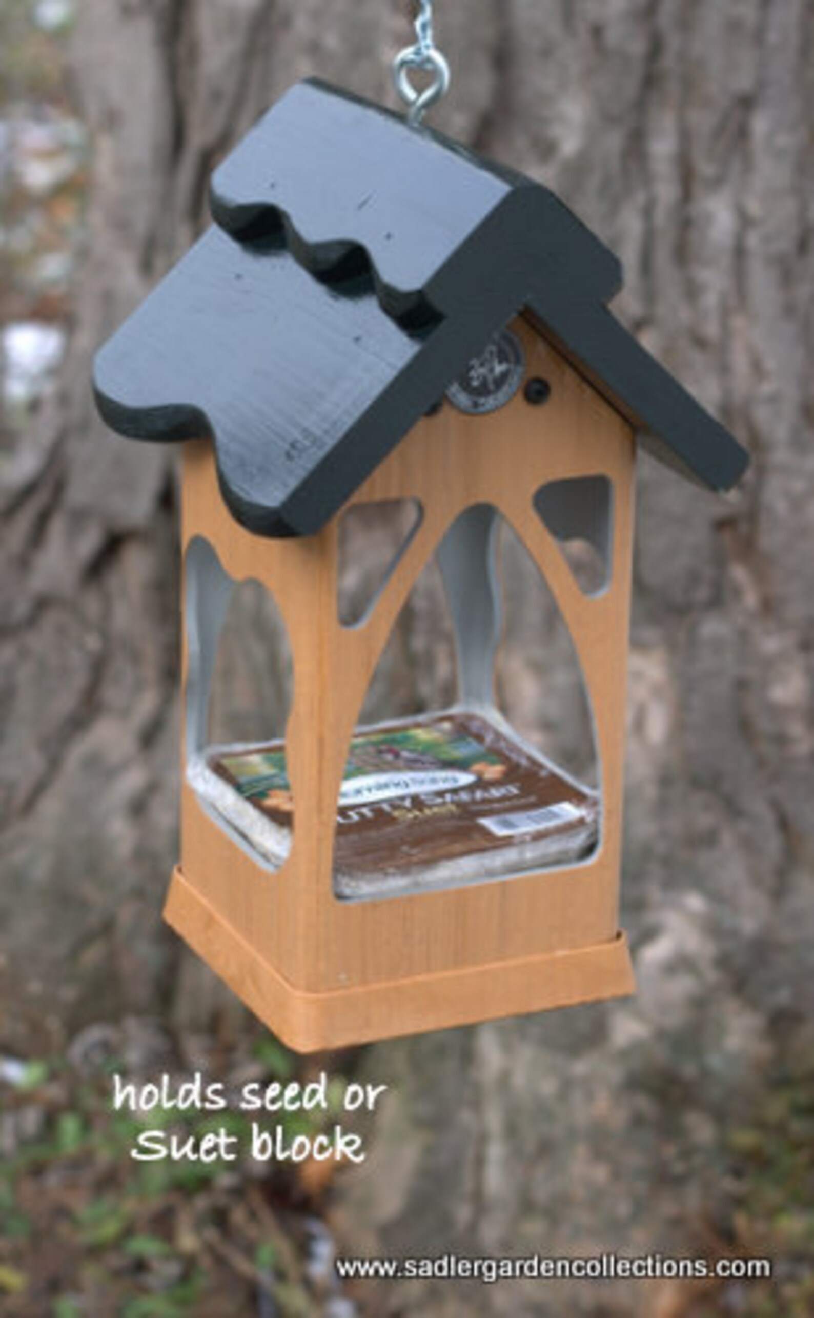 Outdoor Hanging PVC Bird Feeder Unique Modern Tray Feeder | Etsy