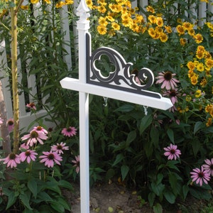 Weatherable PVC House Number Holder-free Standing Sign With - Etsy