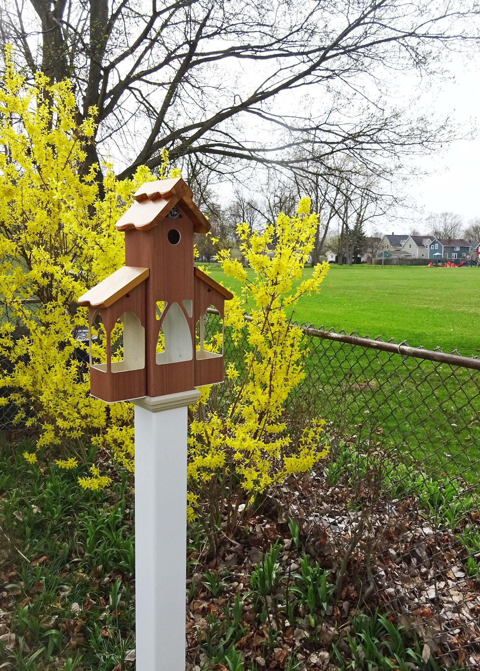 Weatherable Bird tower multi purpose bird feeder bird house | Etsy