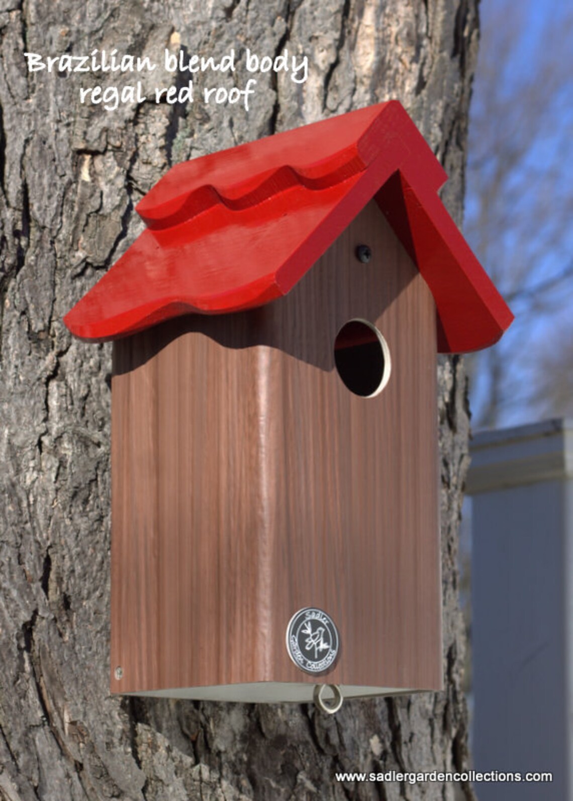 Best Value Modern Bluebird House PVC Cedar Outdoor Bird - Etsy