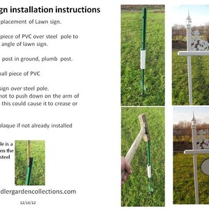 Weatherable PVC House Number Holder-free Standing Sign With - Etsy