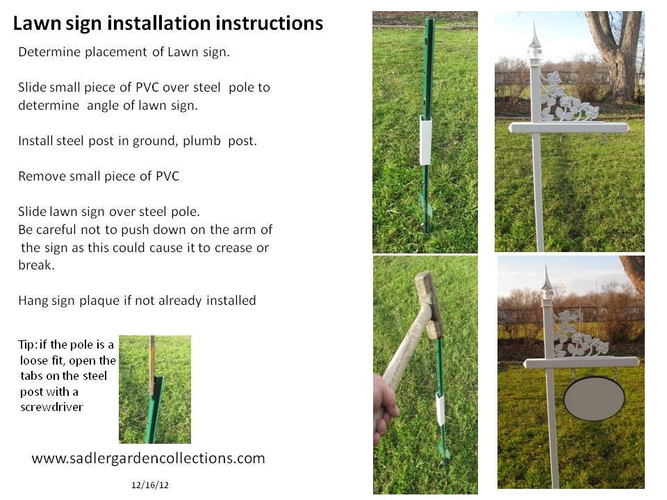 Weatherable PVC House Number Holder-free Standing Sign With - Etsy