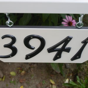 Weatherable PVC House Number Holder-free Standing Sign With - Etsy