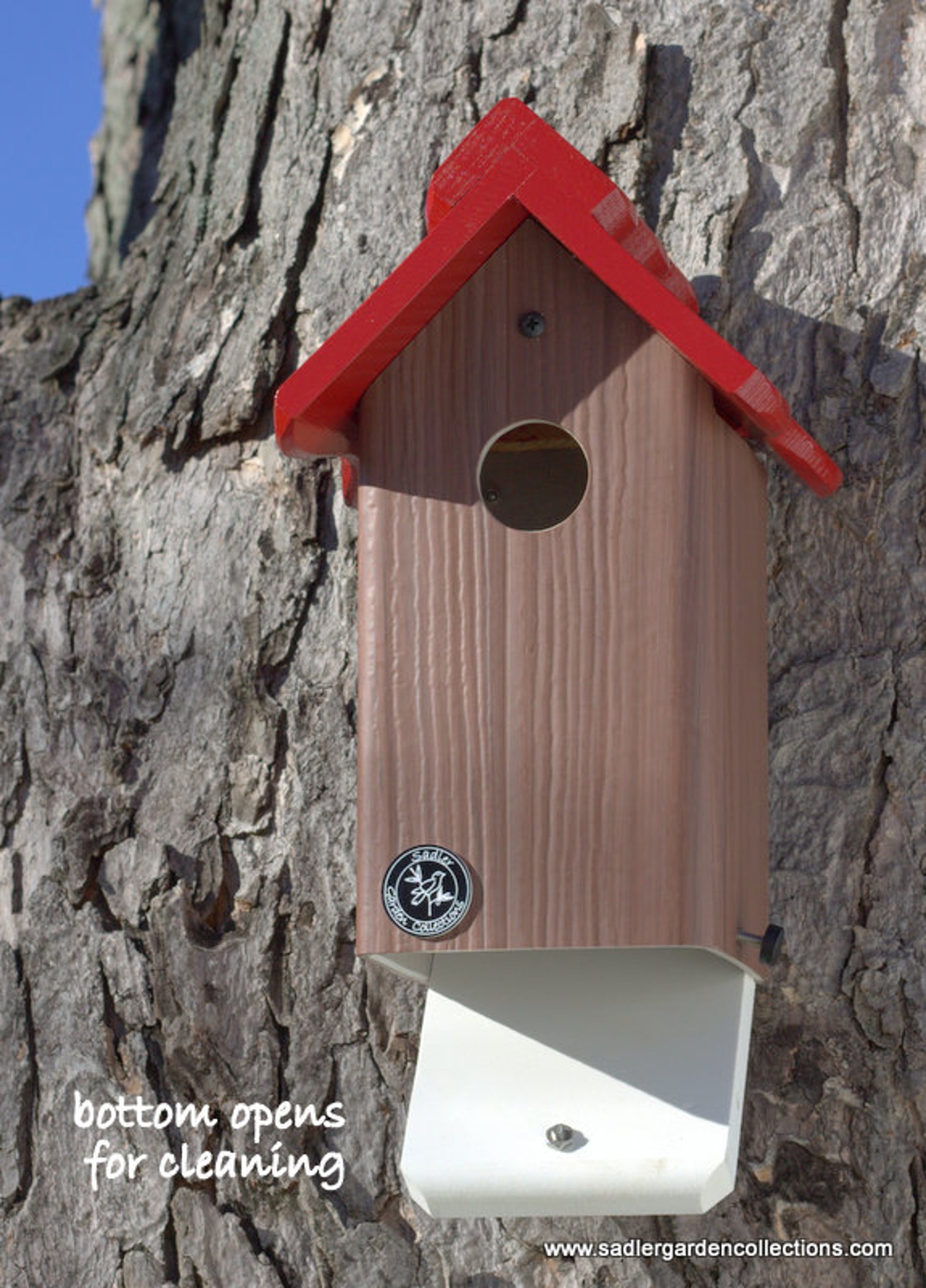 Best Value Modern Bluebird House PVC Cedar Outdoor Bird - Etsy