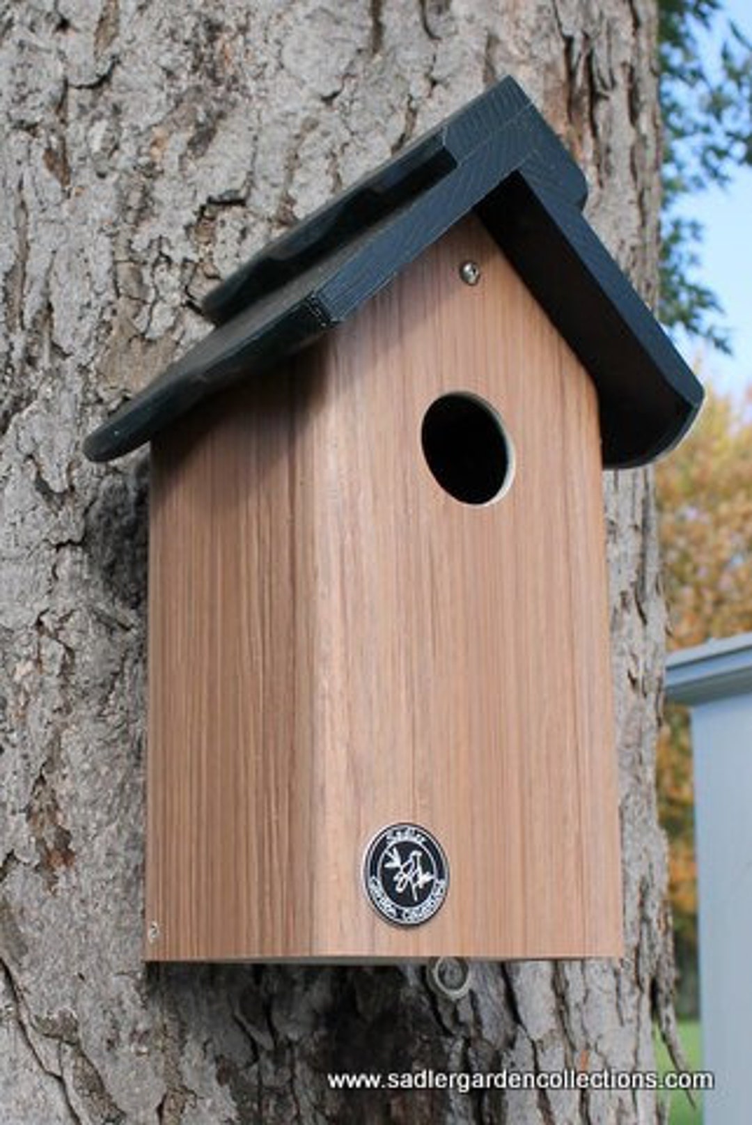 Modern Bluebird House, PVC Cedar Bird House Fully Functional Virtually ...