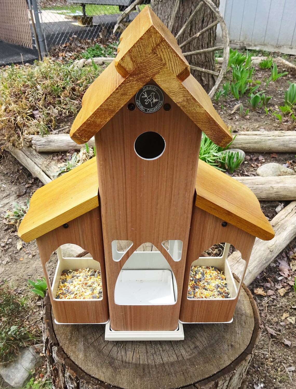 Weatherable Bird Tower Multi Purpose Bird Feeder Bird House - Etsy