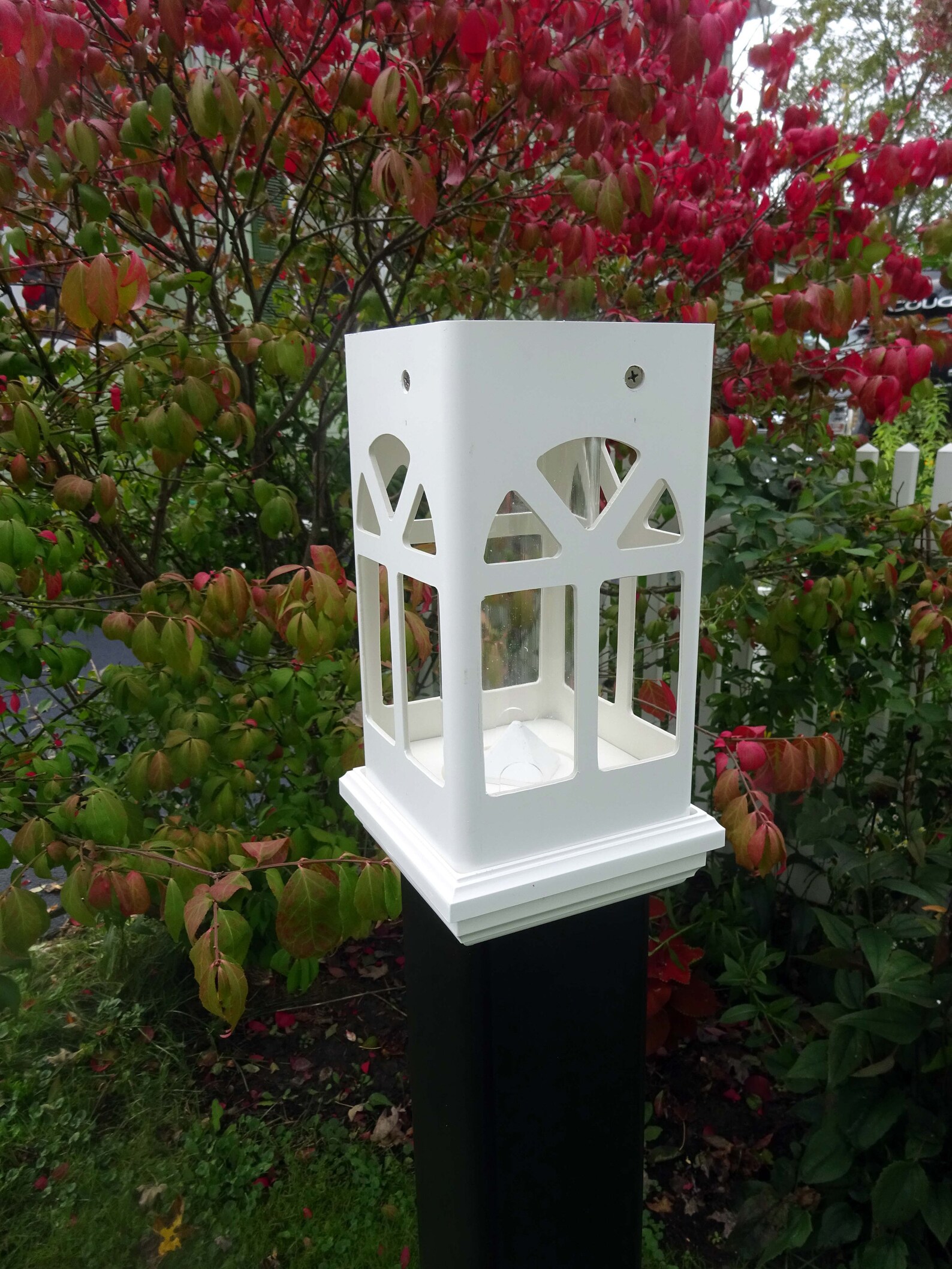 Bird Feeder for a 5 Inch Fence Post. Professional Grade White | Etsy