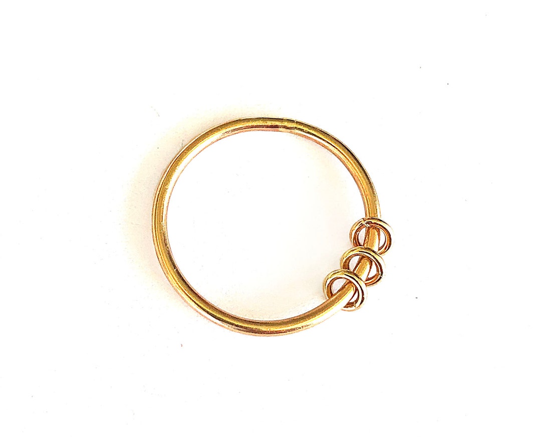 Stacking Movement Ring - NELI Movement Ring // Fidget Ring ...