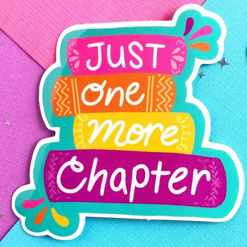 One Book Leads to Another Sticker Stack of Books Bookish - Etsy