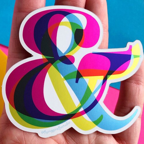 CMYK Sticker for Graphic Designer Artist Printmaker - Etsy