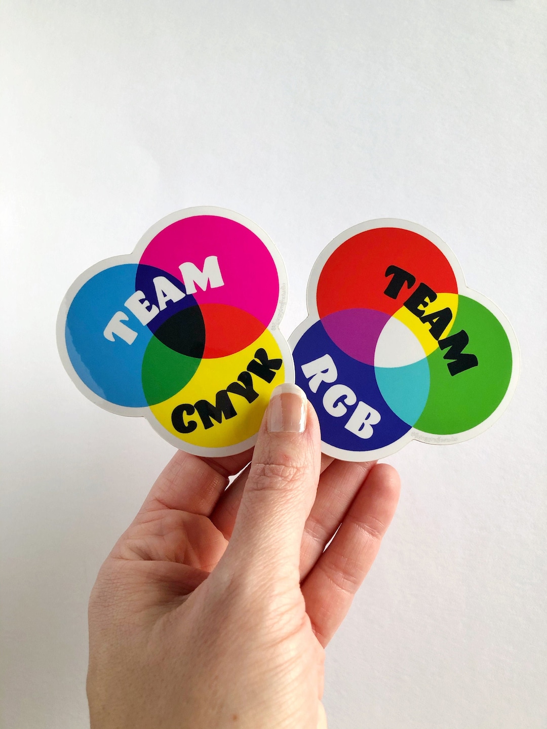 Team RGB Team CMYK Graphic Designer Sticker Set | Ux Designer Gift UI ...