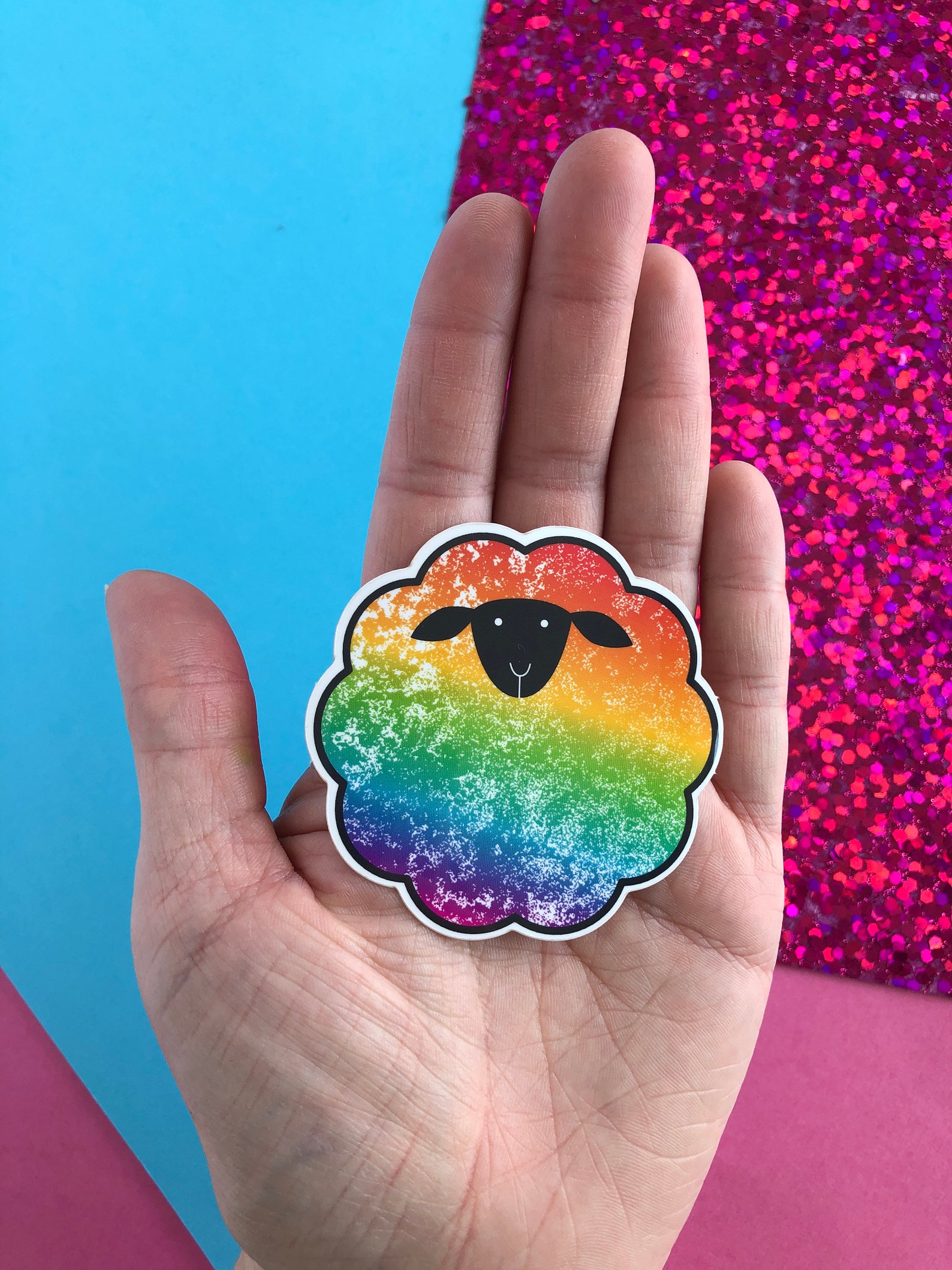 Rainbow Sheep Sticker LGBTQ Pride Sticker Gay Pride Month - Etsy
