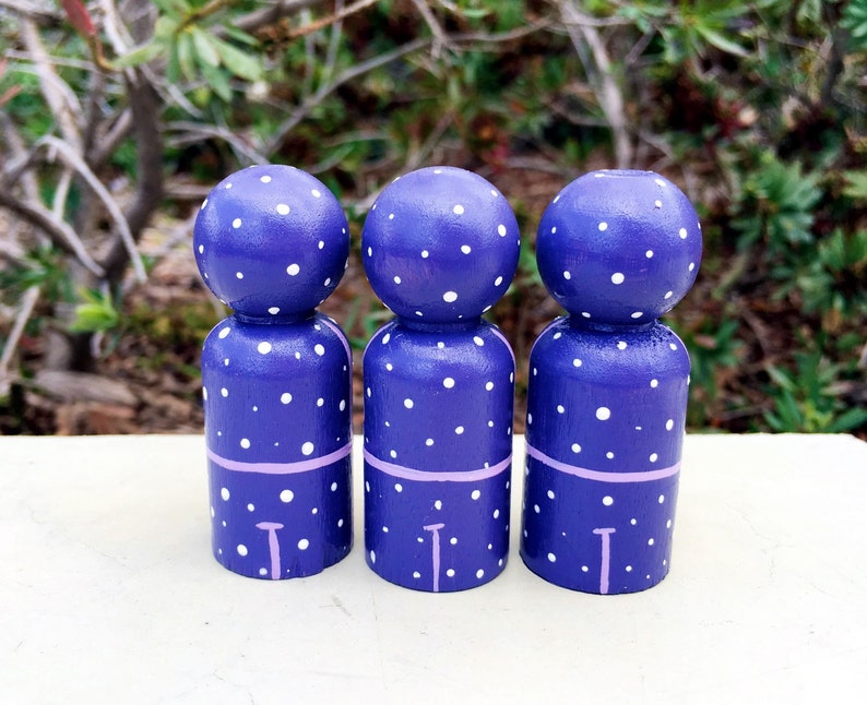 PJ Masks Toy Handpainted Pegs 3 Pack of Ninja Linos Villians - Etsy