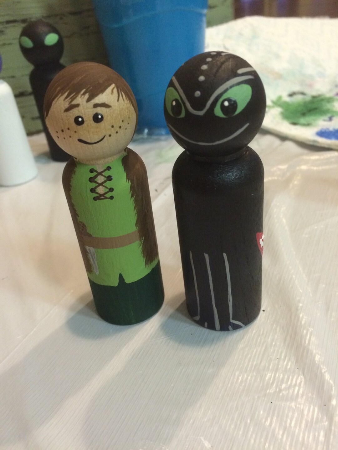 How to Train Your Dragon's Hiccup and Toothless - Etsy