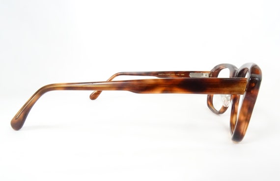 Mens Square Tortoise Shell 80s Vintage Eyeglasses … Gem