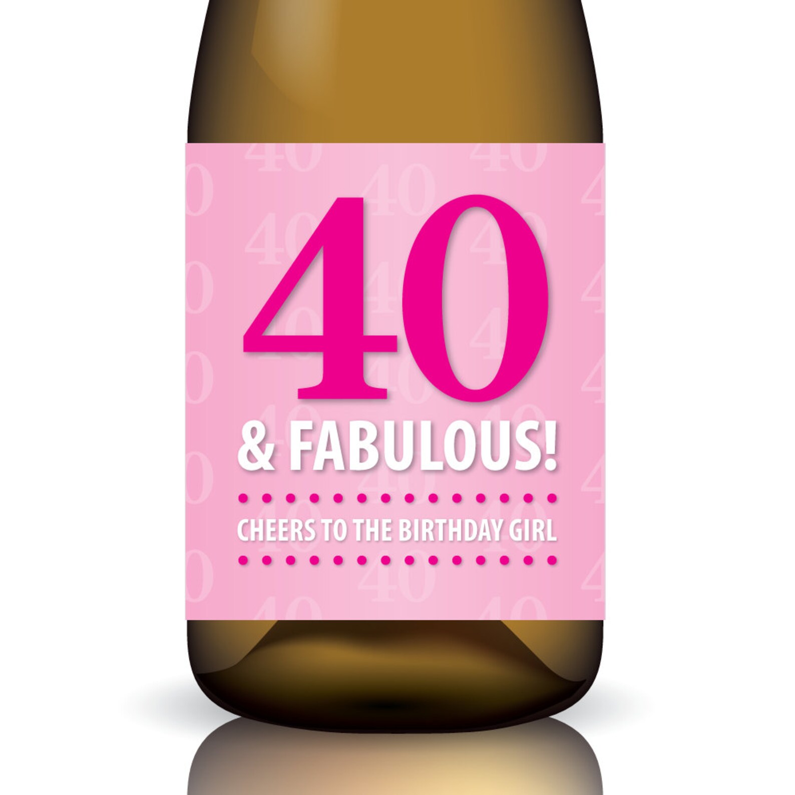 40th Birthday 40 & Fabulous Printable Birthday | Etsy
