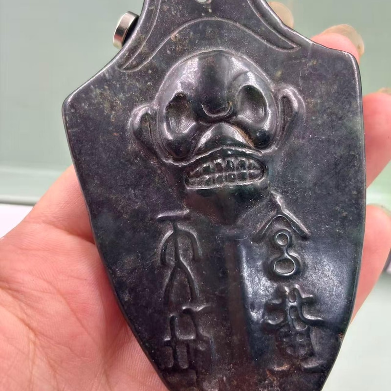 Antique Carved Talisman - Etsy