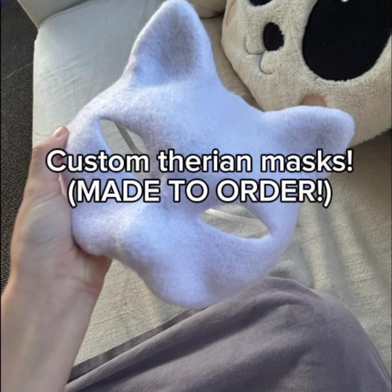 Custom Therian Mask - Etsy UK
