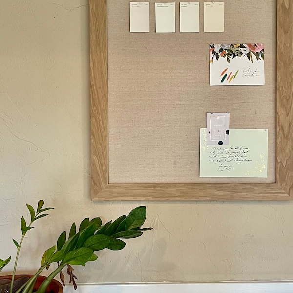 Linen Pin Board - Etsy