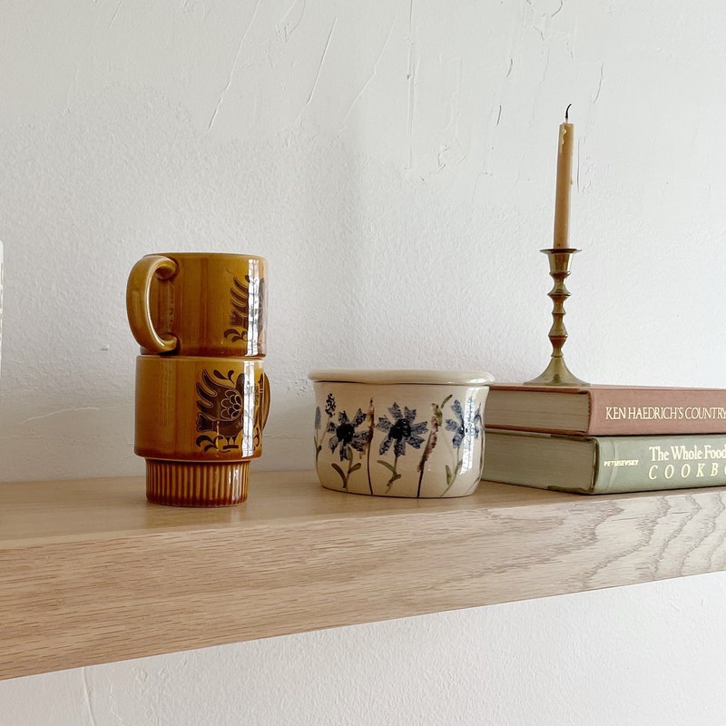 Modern White Oak Bookshelf - Etsy