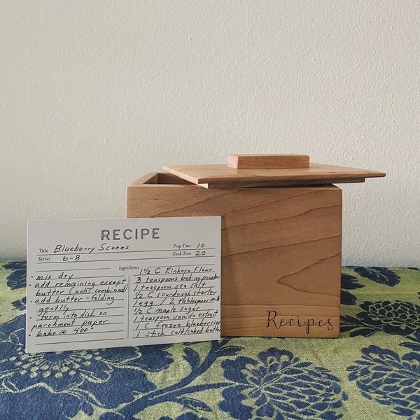 Recipe Box - Etsy