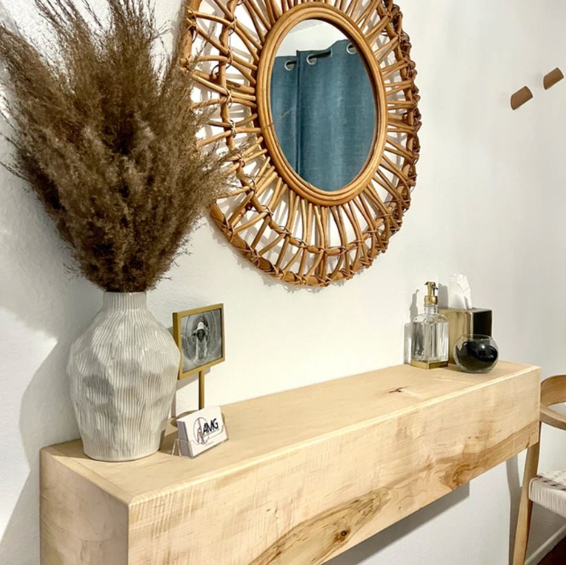 Wood Mantel for Fireplace with Bracket, Heavy Duty Walnut Fireplace ...