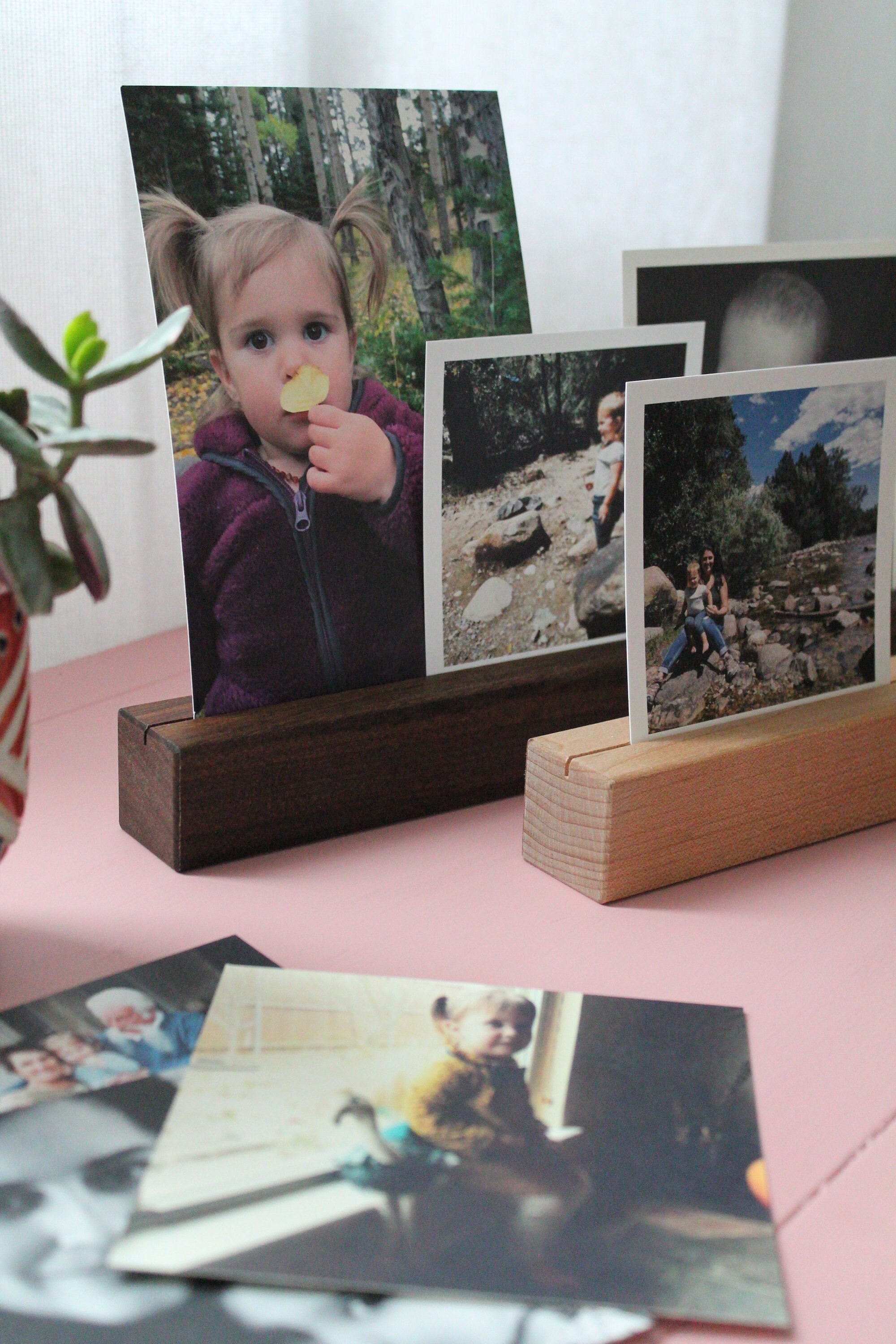 Photo Shelf, Photo Rail, Desk Decor, Walnut Shelf, Maple Shelf, Photo ...