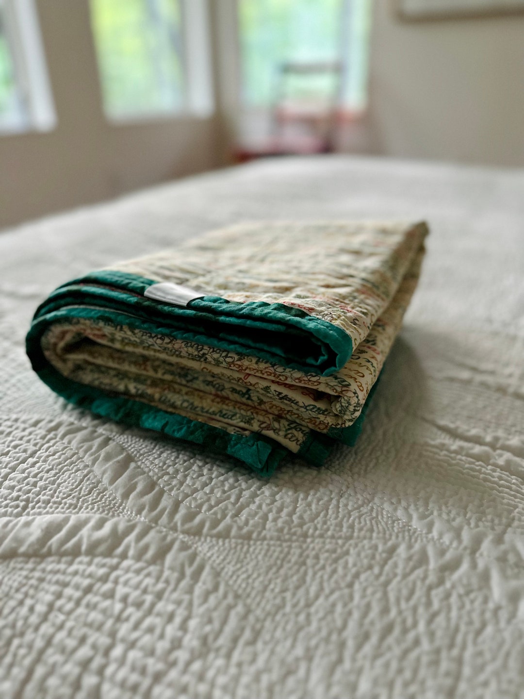 Handmade Baby Quilt, Gender Neutral, Quilt Blanket, Heirloom Quilt ...