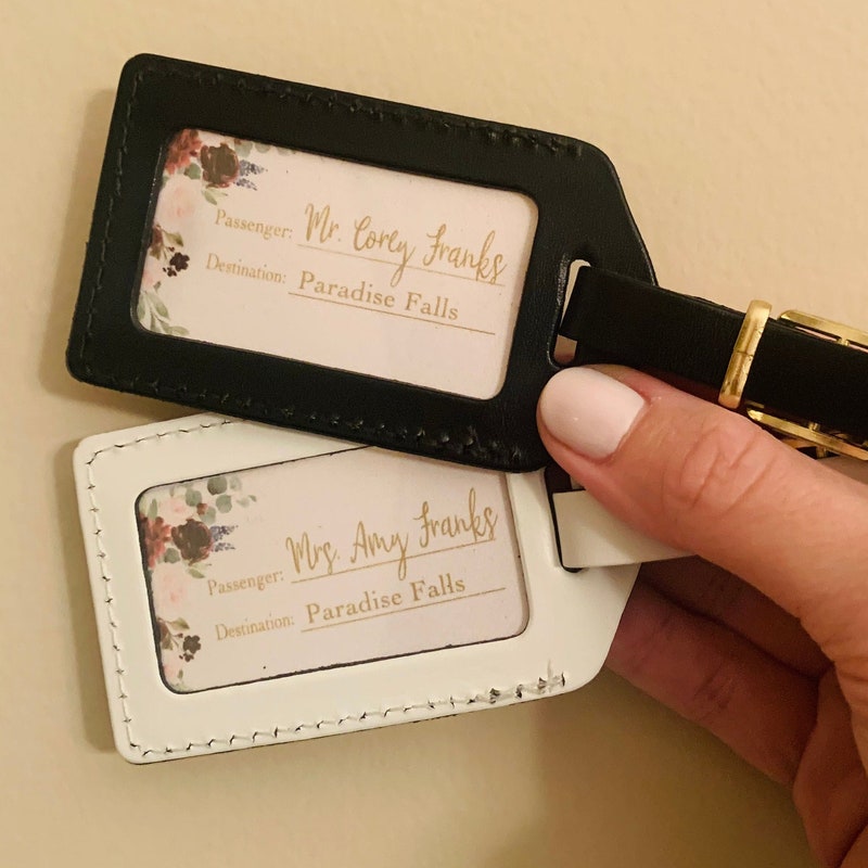 Wedding Luggage Tags - Etsy