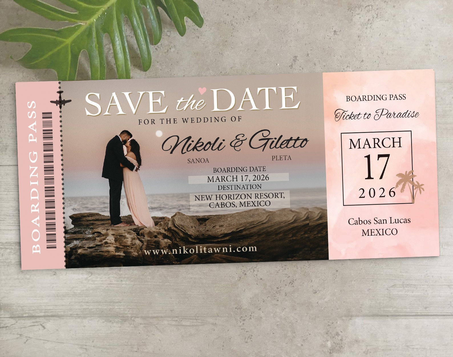 Wedding Boarding Pass Passport Pink GOLD Burgundy Boarding - Etsy