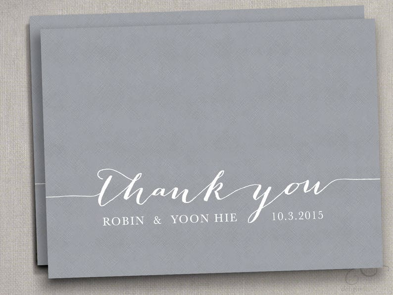 100 Flat Kraft Wedding Thank You Script Cards Postcards Cards - Etsy
