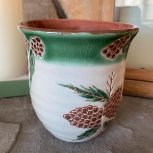 Hampton Pine Cone Cozy Mug Woods Cabin Feel Rustic Pine Cup by Hampton ...