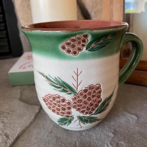 Hampton Pine Cone Cozy Mug Woods Cabin Feel Rustic Pine Cup by Hampton ...