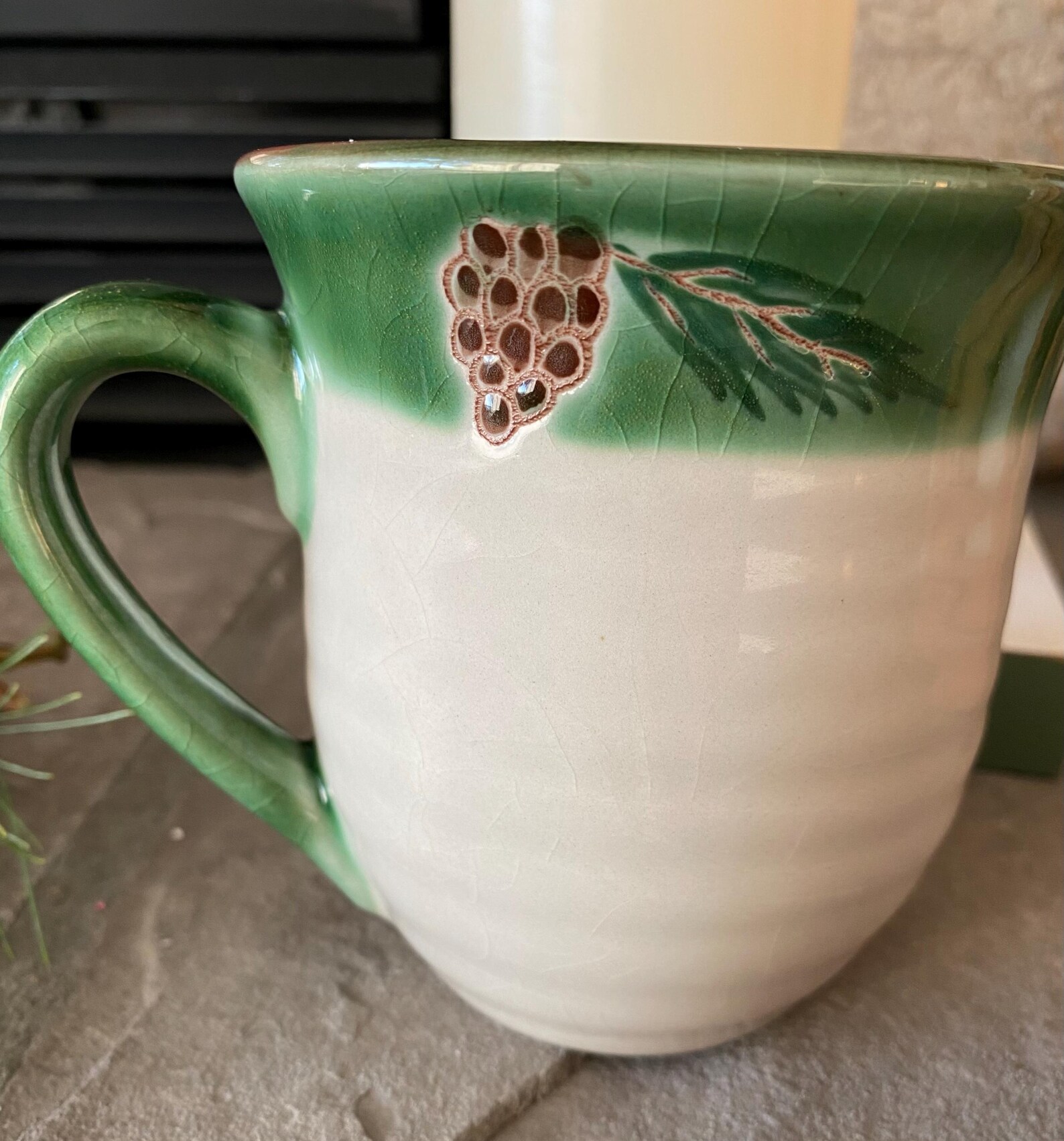 Hampton Pine Cone Cozy Mug Woods Cabin Feel Rustic Pine Cup by Hampton ...