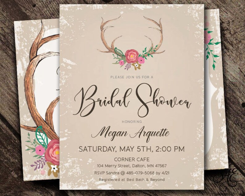 Rustic Brown Kraft Wedding Invitations Itemized Wedding - Etsy