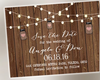 Rustic Wedding Invitation Rsvp - Etsy