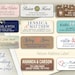 120 Wedding Matching Design Return Address Labels for Save the Date ...