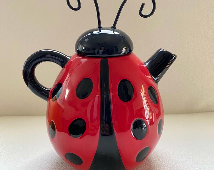 Ladybug Teapot, Burton Plus Burton Lucky Ladybug Teapot, 2005 - Etsy