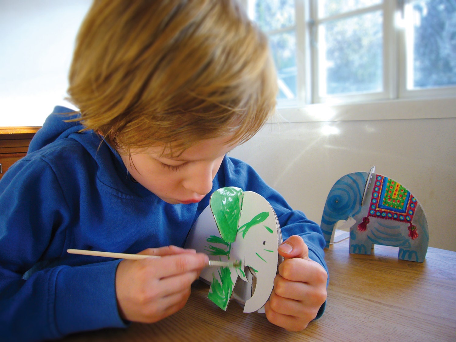 Cardboard Elephants Cardboard Animals Craft Kit Birthday - Etsy