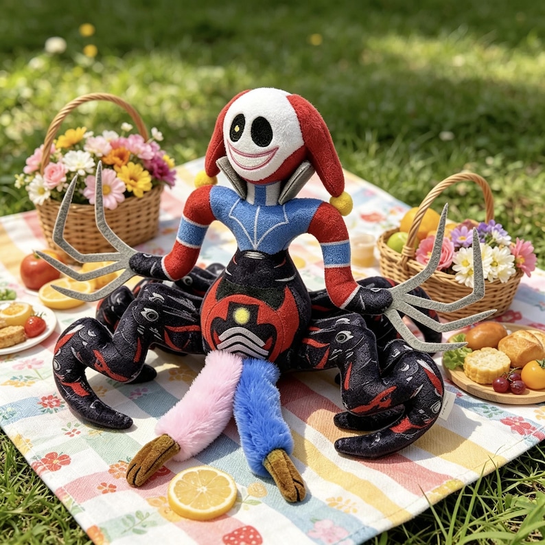 Poppy Playtime Chapter 5 Plush Toy, Jester Spider Plush,creepy Cute ...