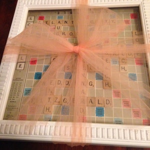 Customized Scrabble Board Made to Order Perfect Unique - Etsy