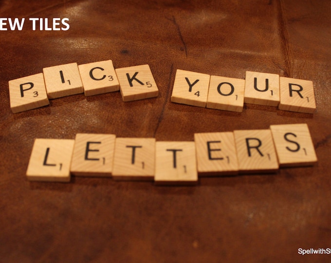 Single Scrabble Letter Tiles for Crafts Pick Your Letters - Etsy