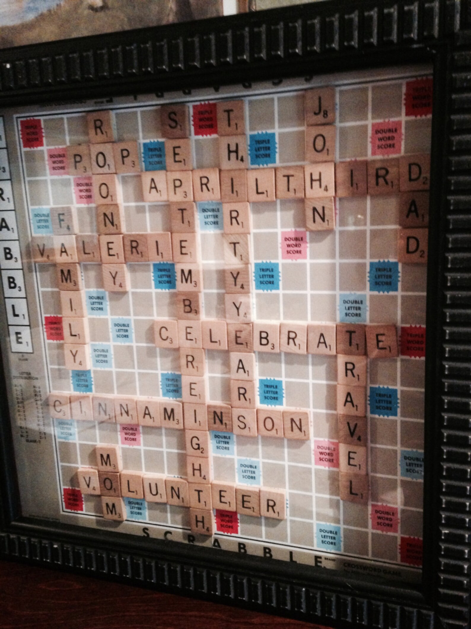 Customized Scrabble Board - Made to Order - Perfect Unique Gift for ...