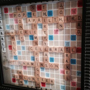 Customized Scrabble Board - Made to Order - Perfect Unique Gift for ...
